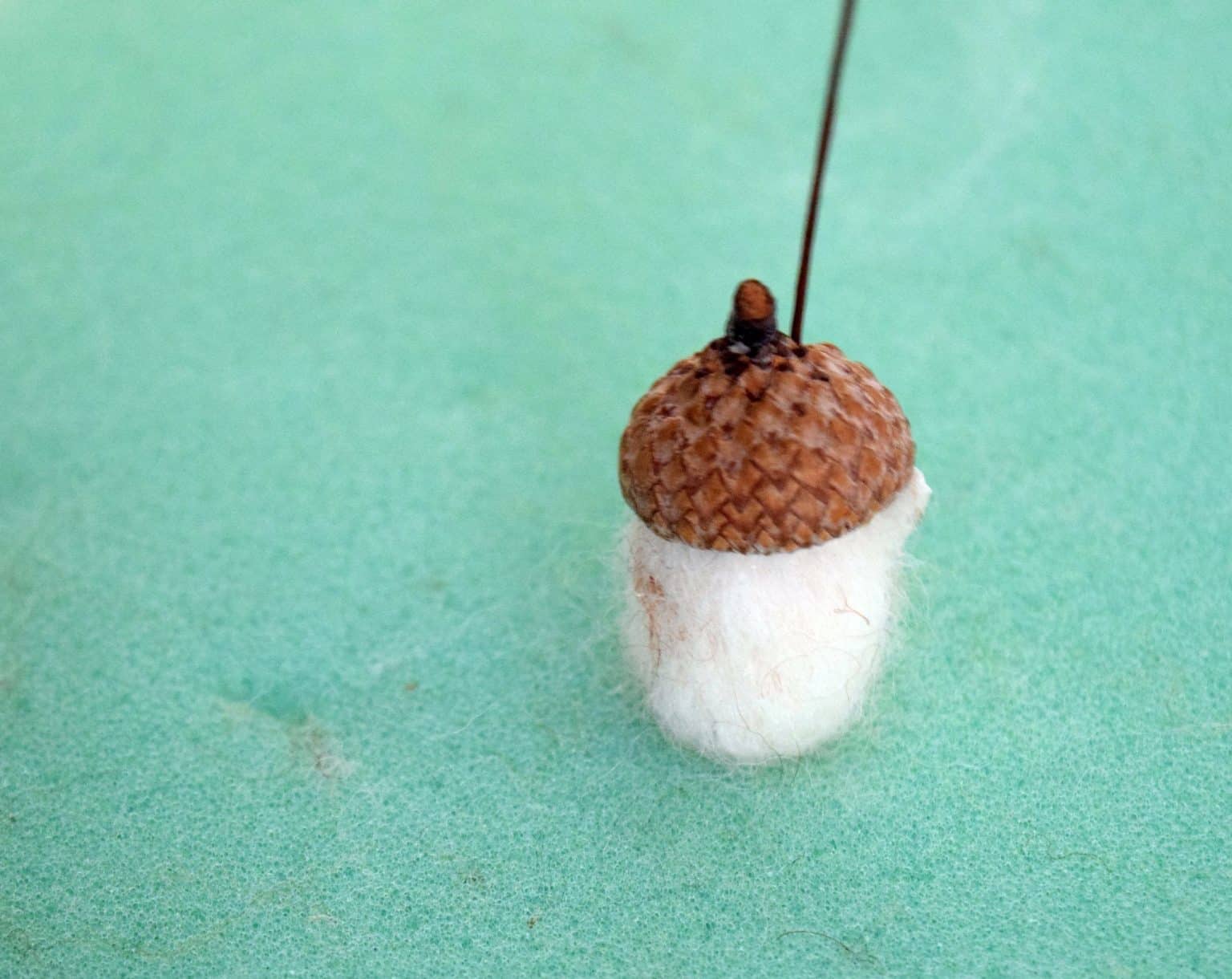 Needle Felted Acorns Tutorial · Nourish and Nestle