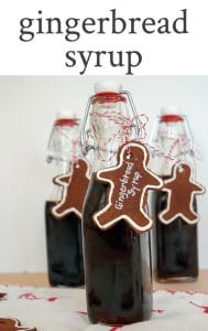 Gingerbread Syrup Recipe · Nourish and Nestle
