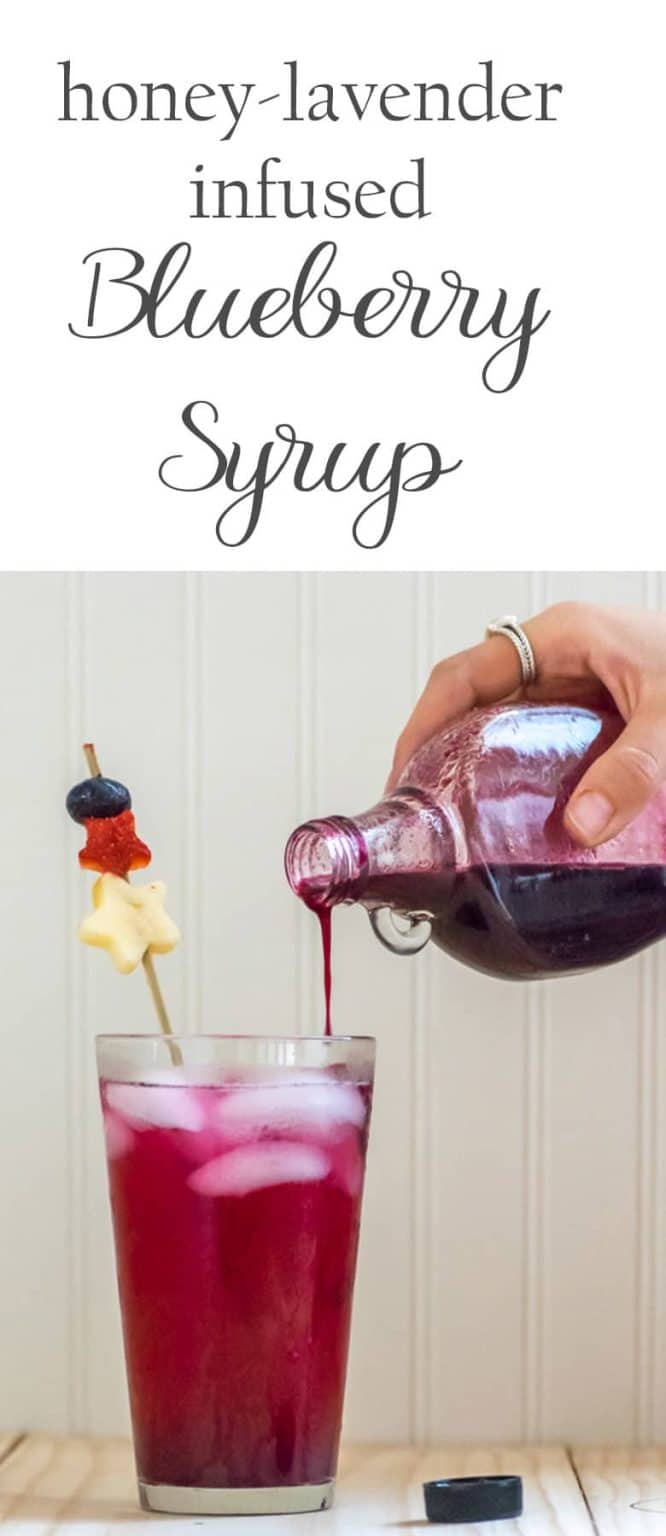 How to Can Blueberry Syrup · Nourish and Nestle