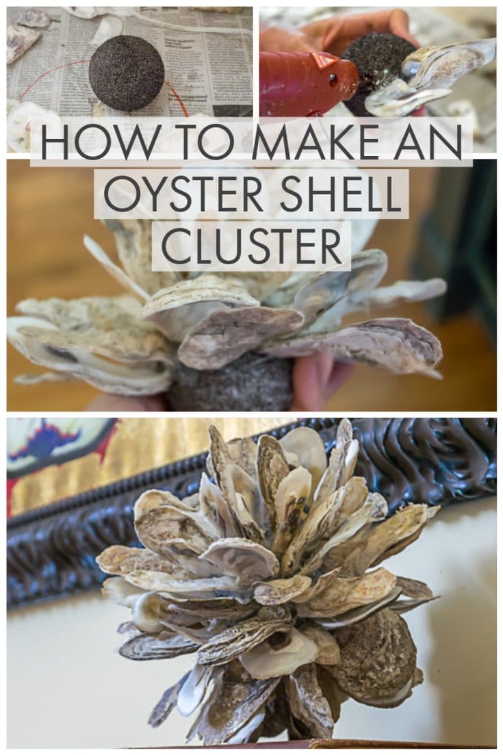 DIY Oyster Shell Clusters: easy home decor · Nourish and Nestle