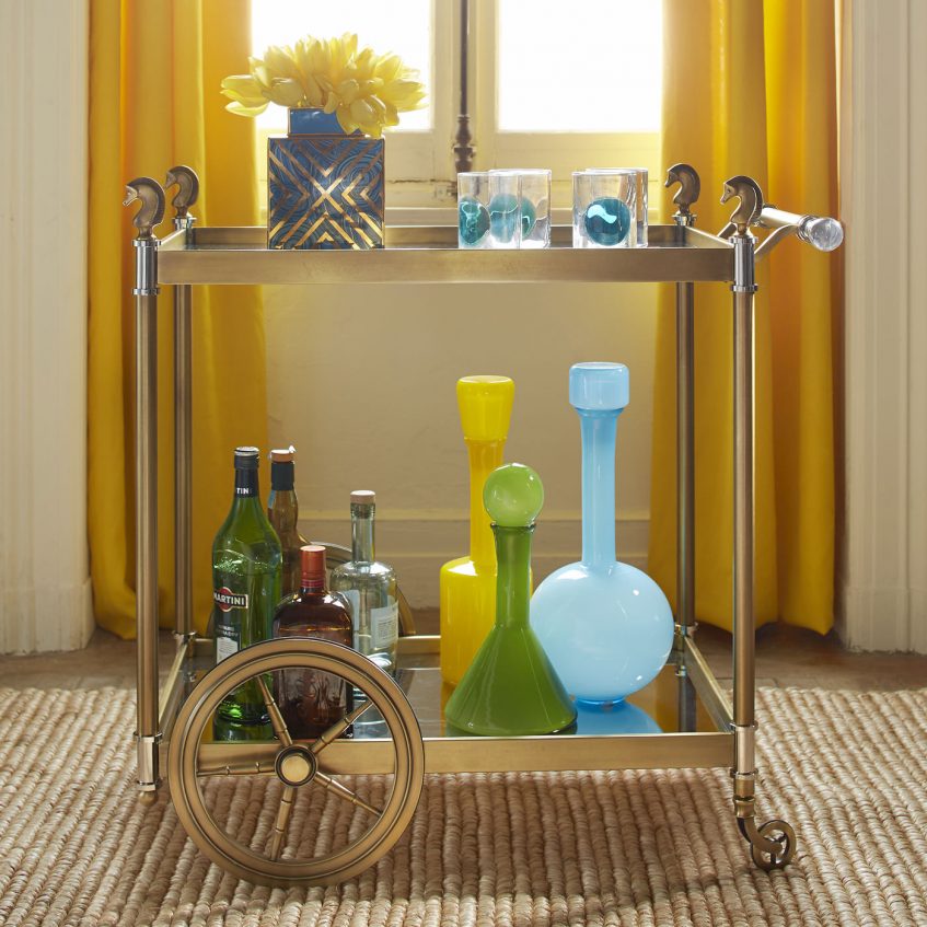 How to Style Bar Carts · Nourish and Nestle