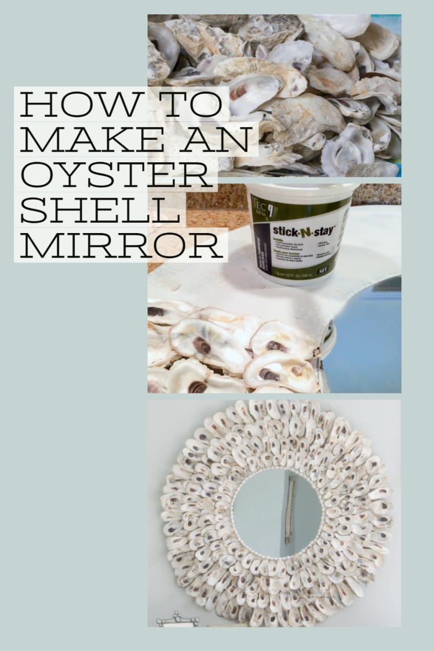 Easy to Make Oyster Shell Mirror · Nourish and Nestle