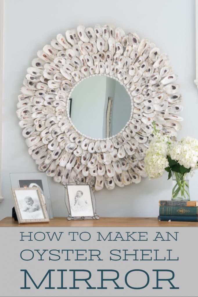 Easy to Make Oyster Shell Mirror · Nourish and Nestle