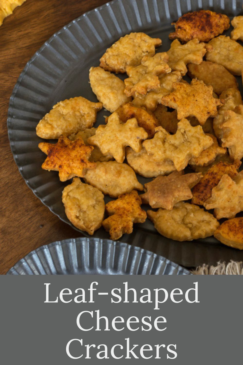 Leaf-Shaped Cheddar Cheese Crackers for the Fall · Nourish and Nestle