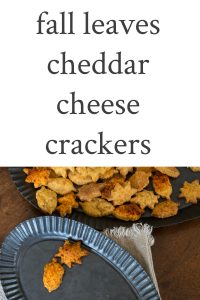 Leaf-Shaped Cheddar Cheese Crackers for the Fall · Nourish and Nestle