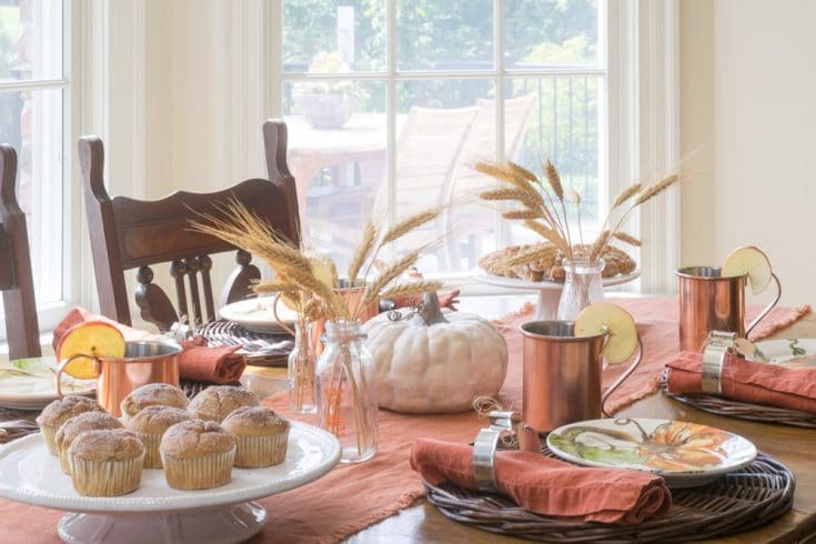 Autumn Table Setting for a Simple Gathering · Nourish and Nestle