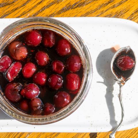 Spiced Pickled Cranberries Recipe · Nourish and Nestle