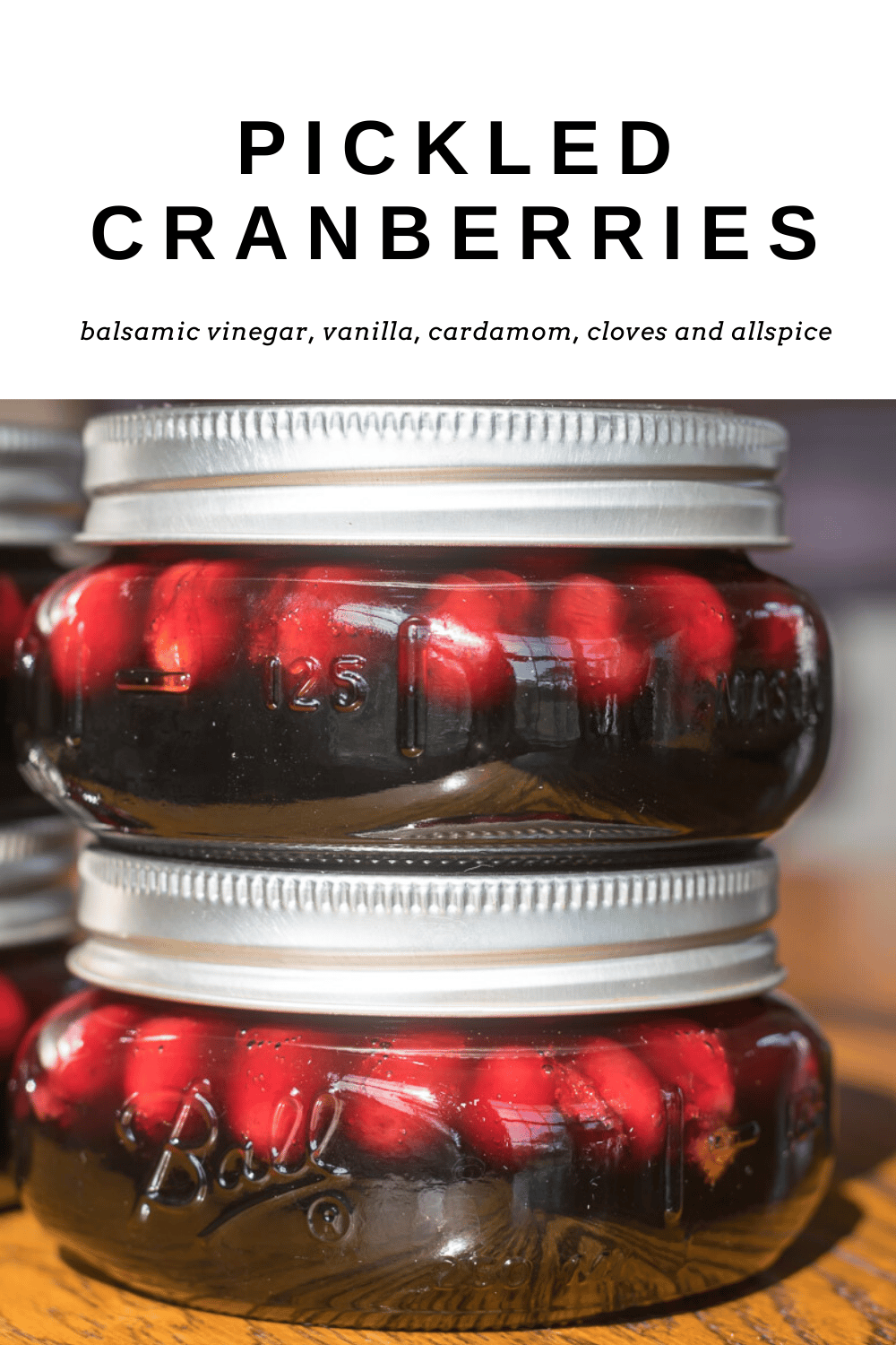 Spiced Pickled Cranberries Recipe · Nourish and Nestle
