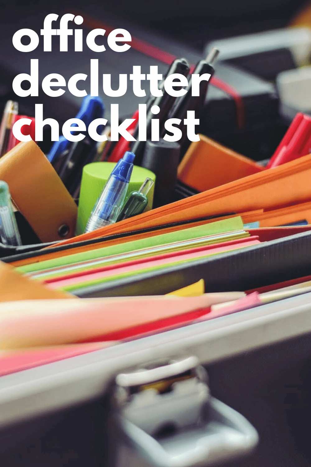 Office Declutter Checklist and Suggestions · Nourish and Nestle