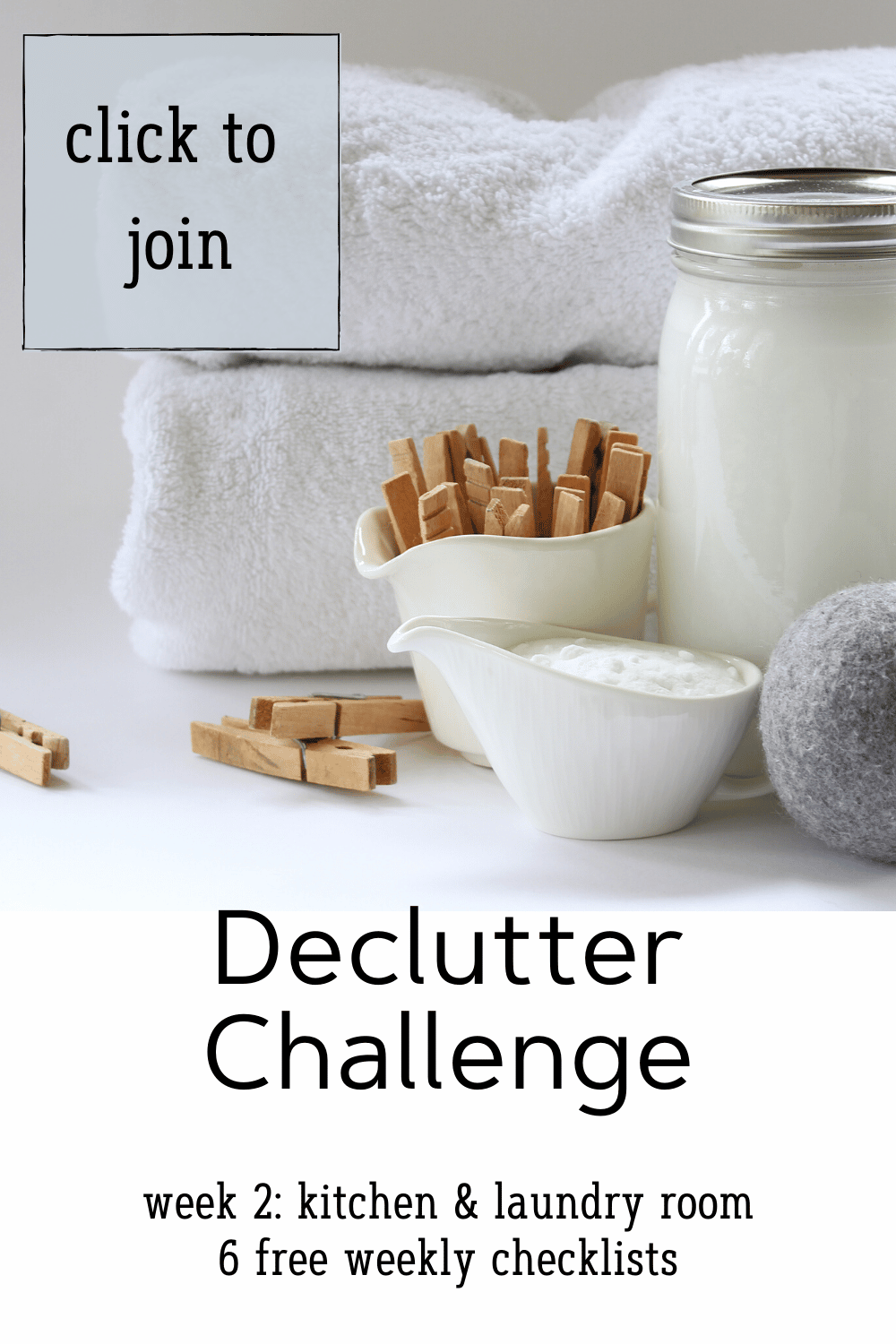Declutter Checklist for Kitchen & Laundry Room · Nourish and Nestle