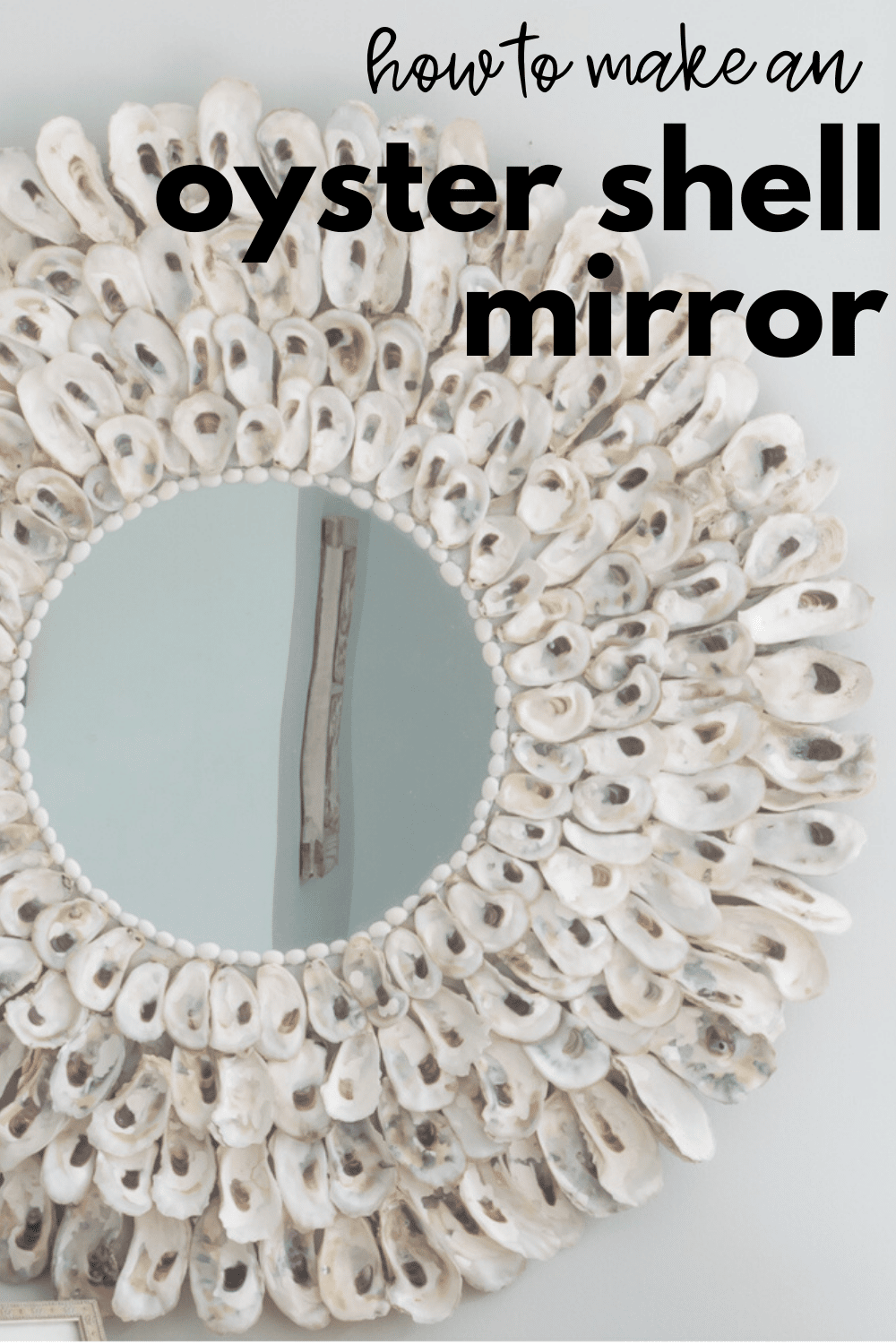 Easy to Make Oyster Shell Mirror · Nourish and Nestle