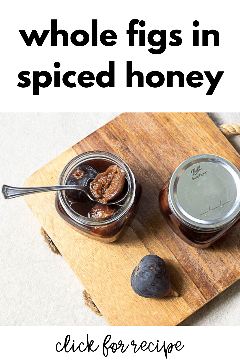 Canned Figs in Spiced Honey · Nourish and Nestle