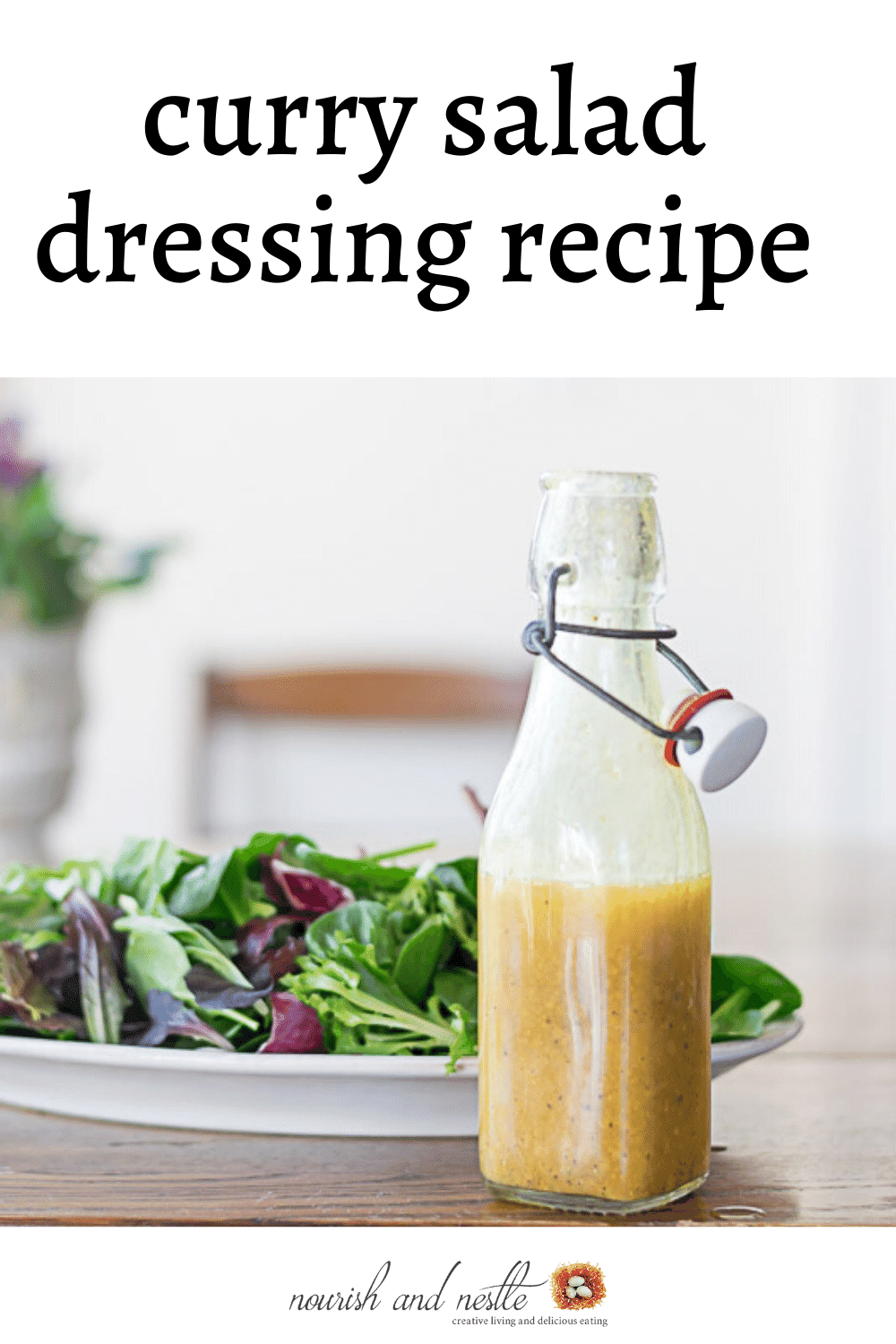 Curry Salad Dressing Recipe · Nourish and Nestle