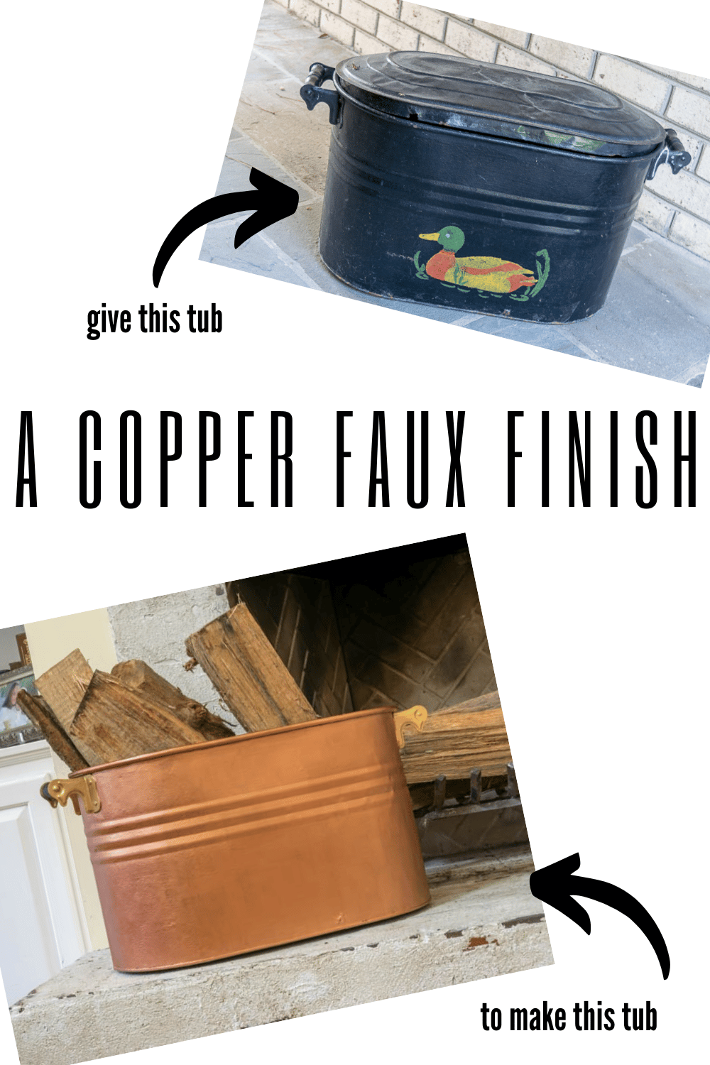 Faux Copper Finish: an easy DIY · Nourish and Nestle