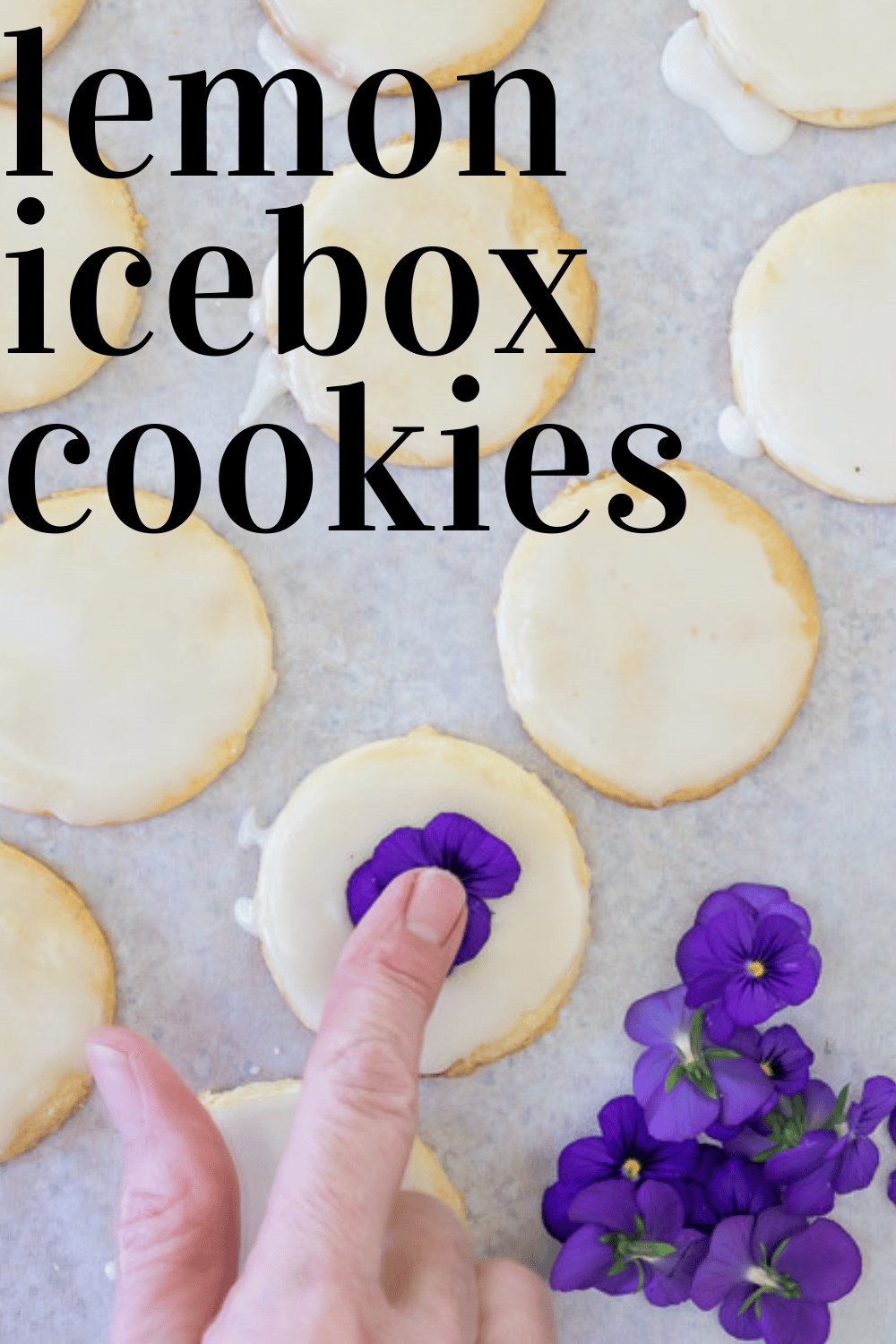 Lemon Icebox Cookies Recipe · Nourish and Nestle