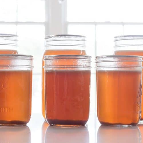 How to Make and Can Chicken Broth or Stock · Nourish and Nestle