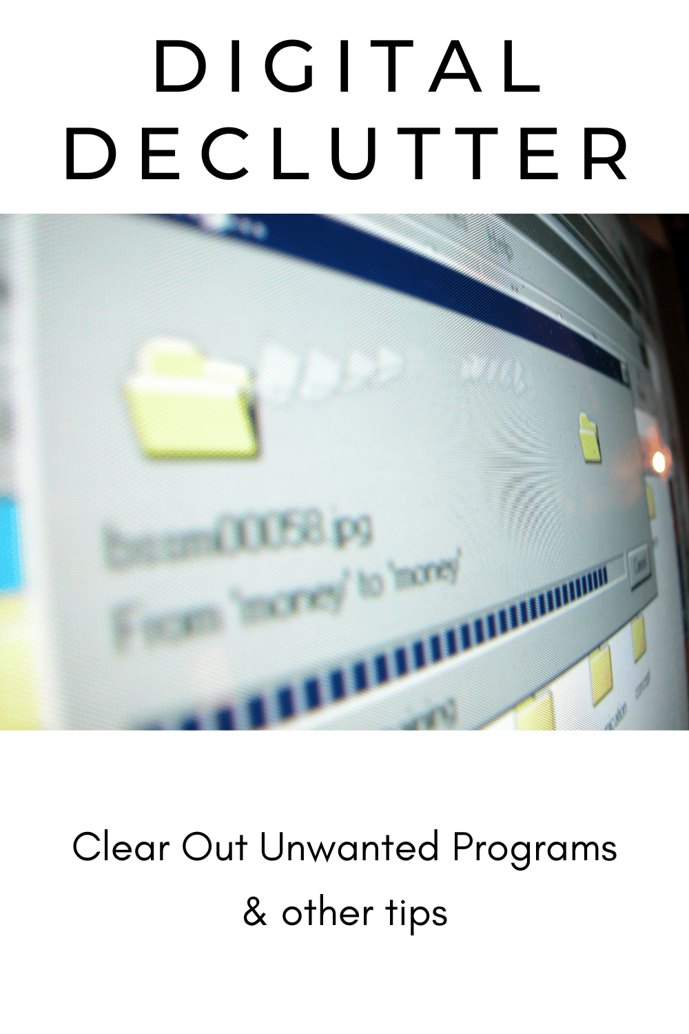 Digital Organization : Digital Declutter Week 2 · Nourish and Nestle