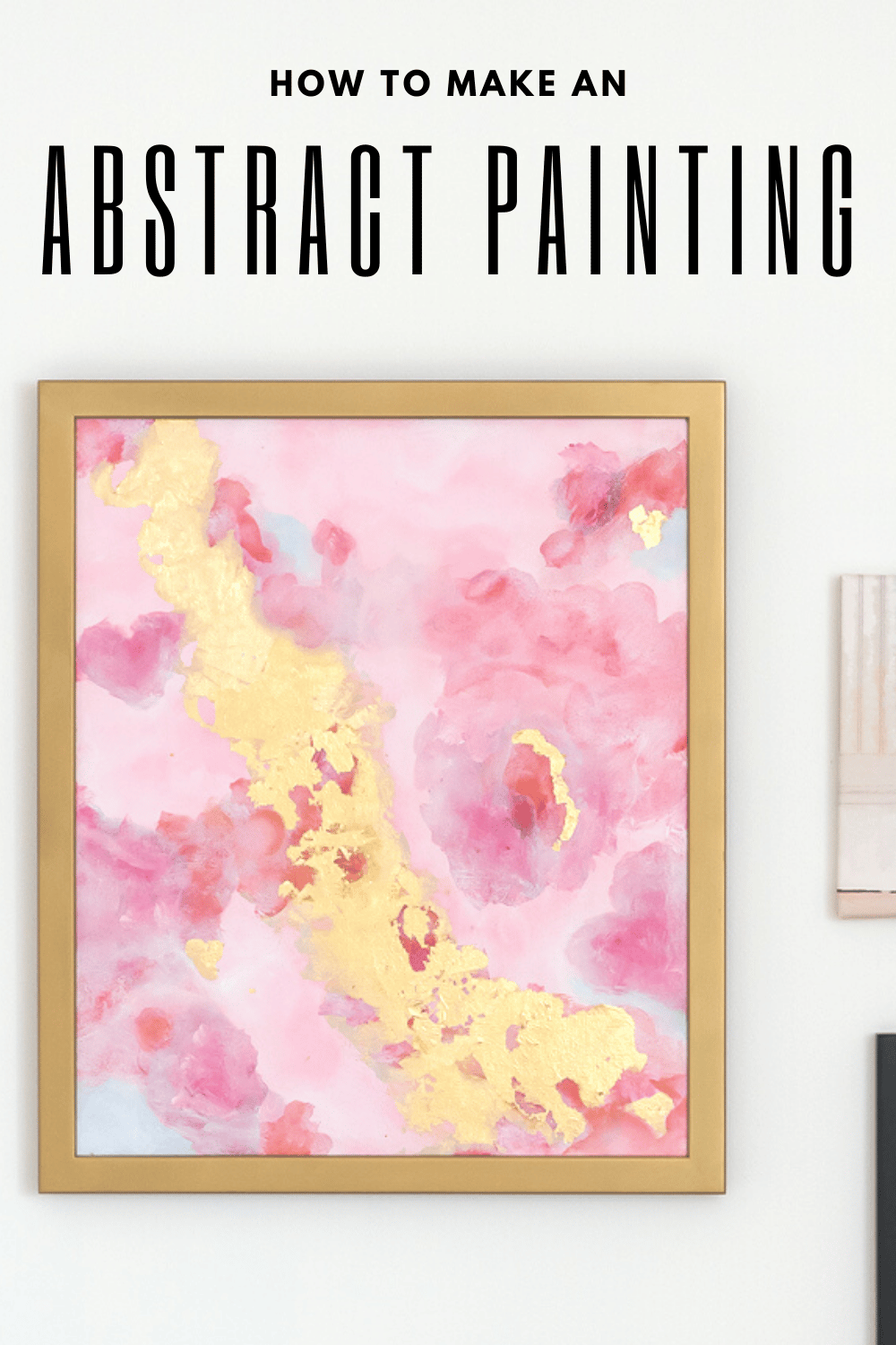 'A Piece of My Heart' Easy Abstract Painting · Nourish and Nestle