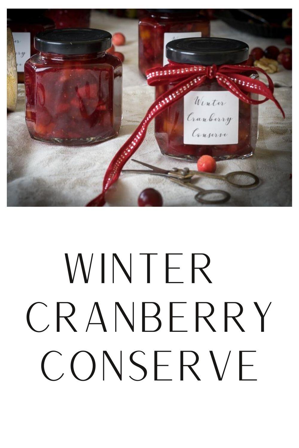 Spiced Winter Cranberry Conserve Recipe · Nourish and Nestle