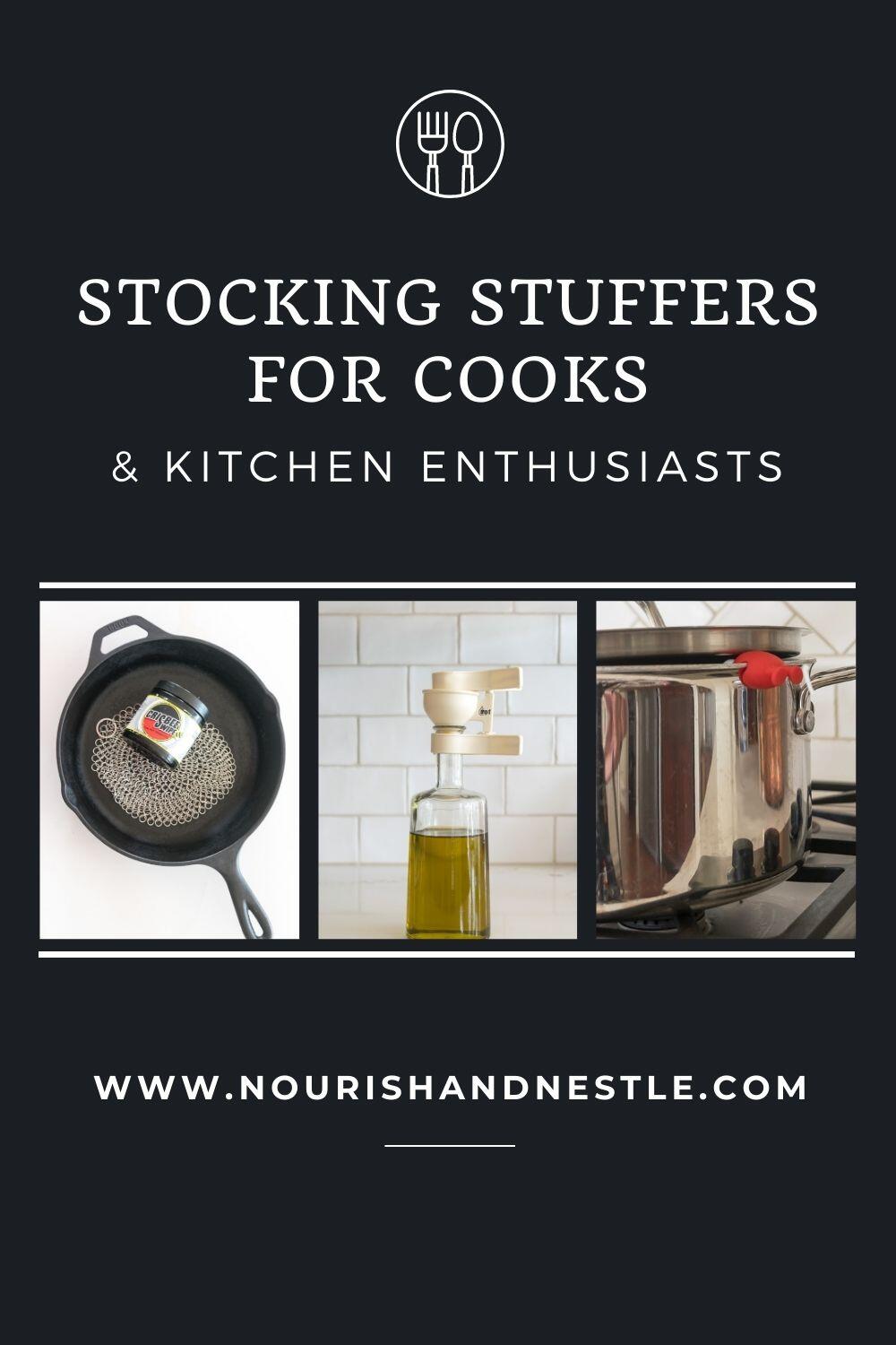 Kitchen Stocking Stuffers for Foodies & Gifts for Cooks · Nourish and ...