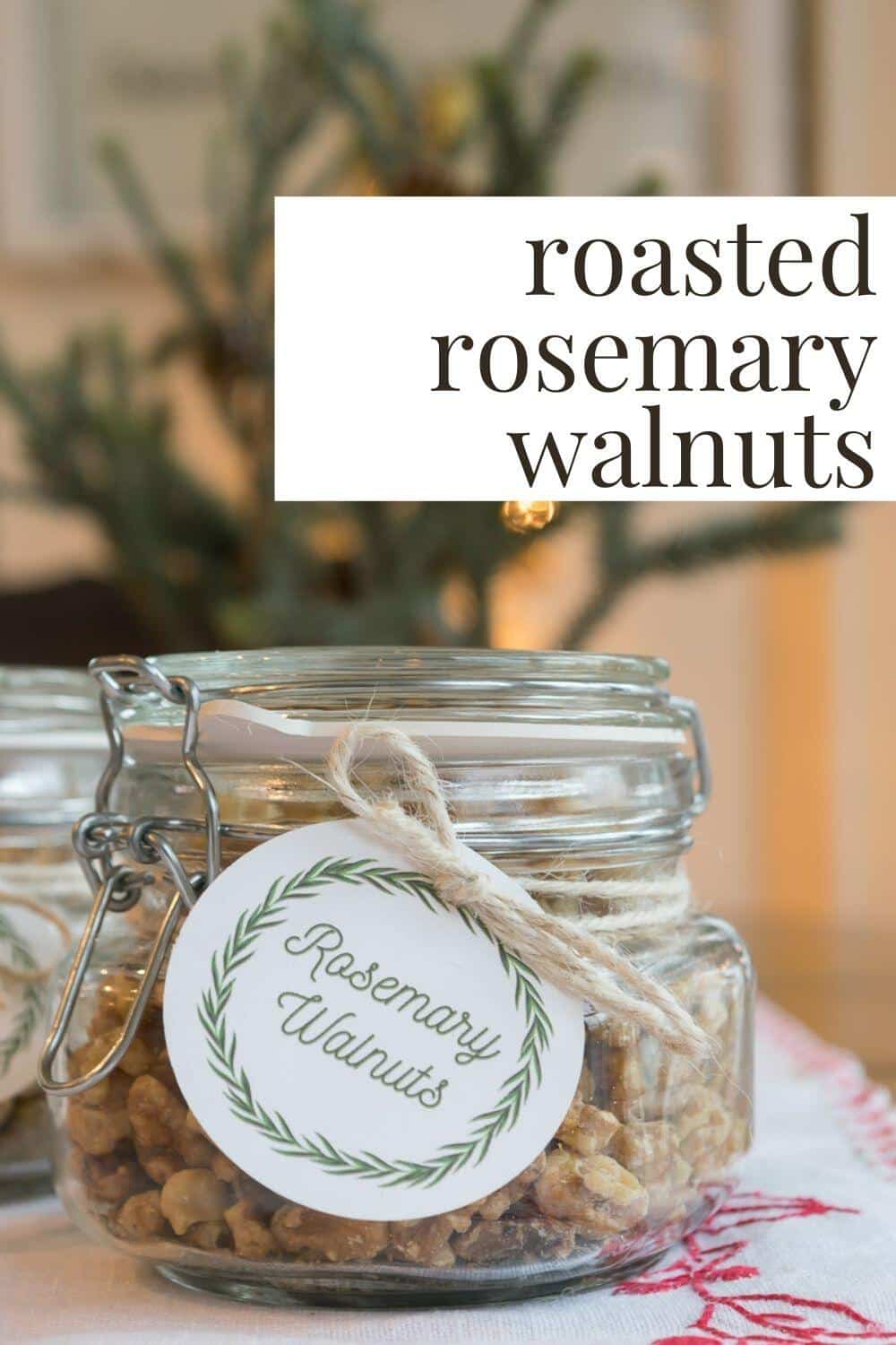 Toasted Walnuts with Rosemary : an easy recipe · Nourish and Nestle