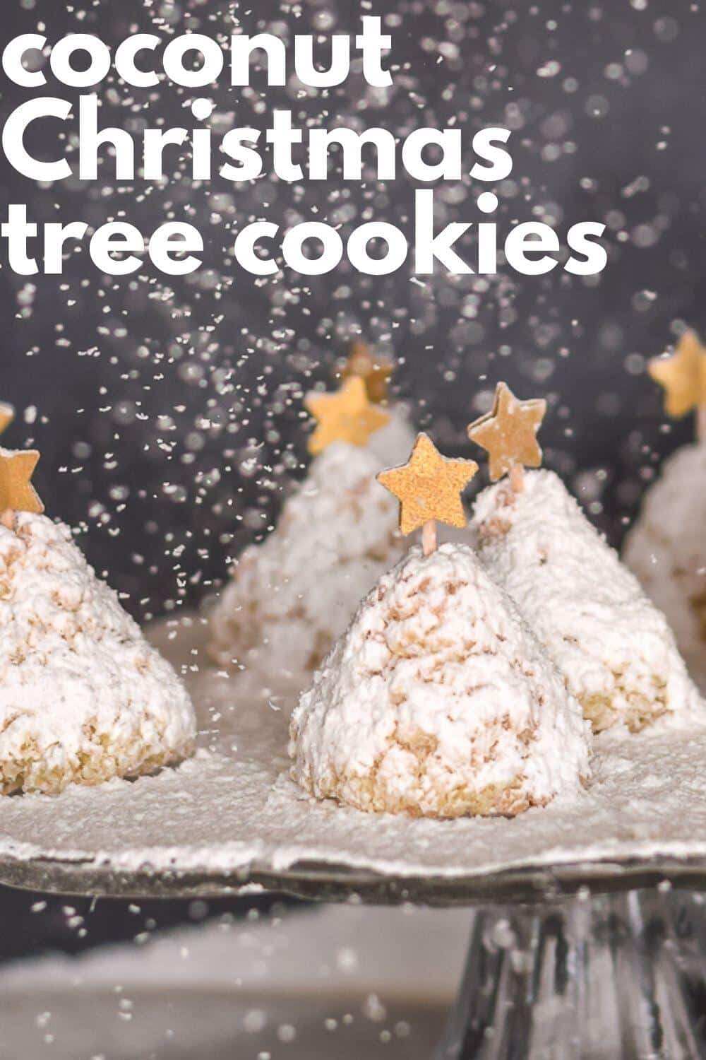 Coconut Christmas Tree Cookie Recipe (gluten free) · Nourish and Nestle