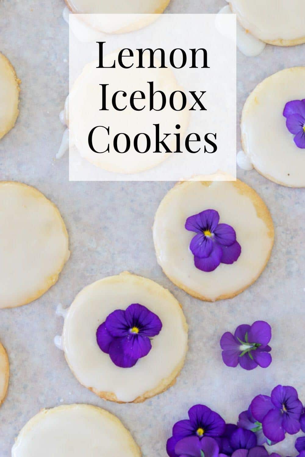 Lemon Icebox Cookies Recipe · Nourish and Nestle
