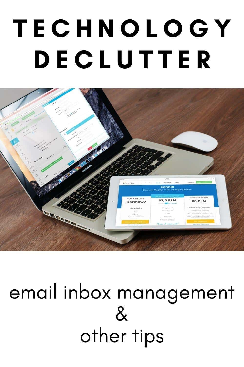 Technology and Digital Declutter Ideas · Nourish and Nestle