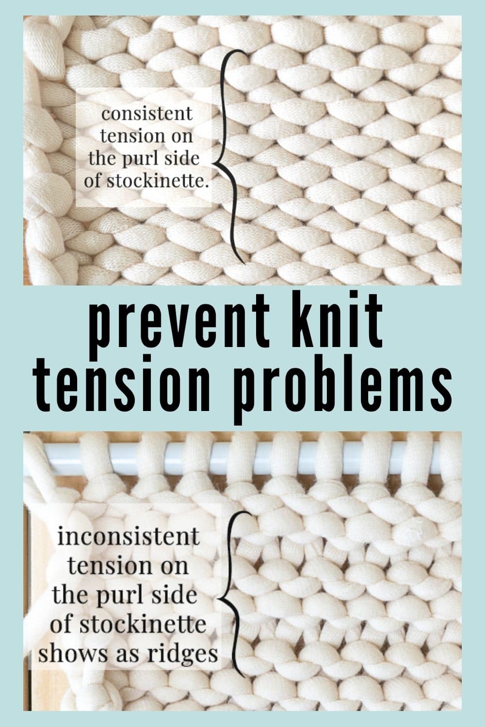 Tension in Knitting: Too Loose, Tight, or Inconsistent · Nourish and Nestle