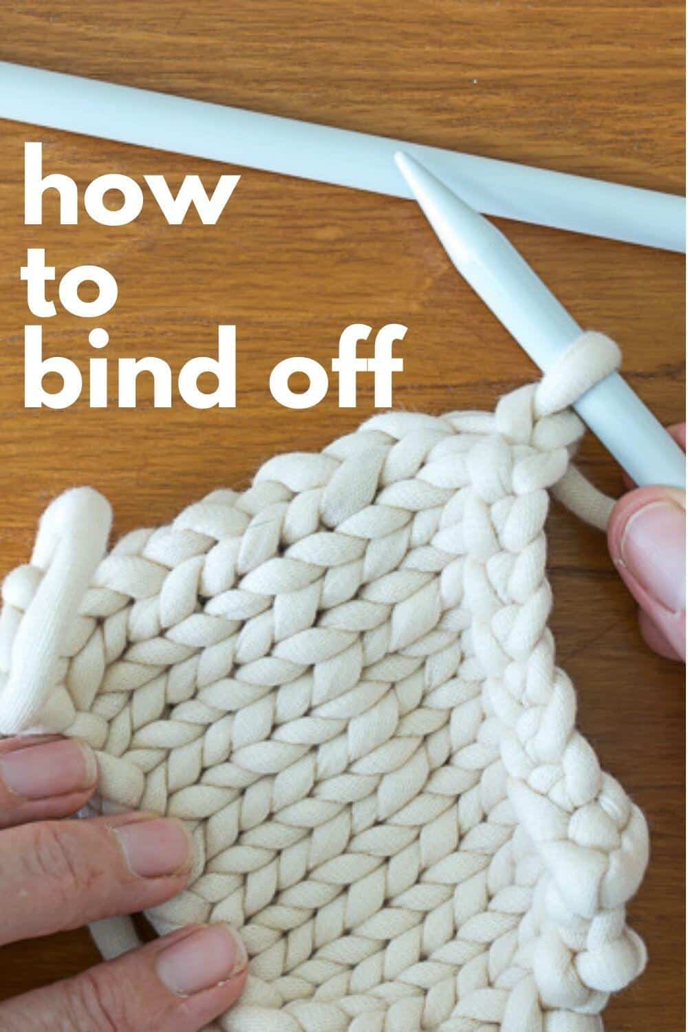 Bind Off your Knitting Illustrated Instructions · Nourish and Nestle