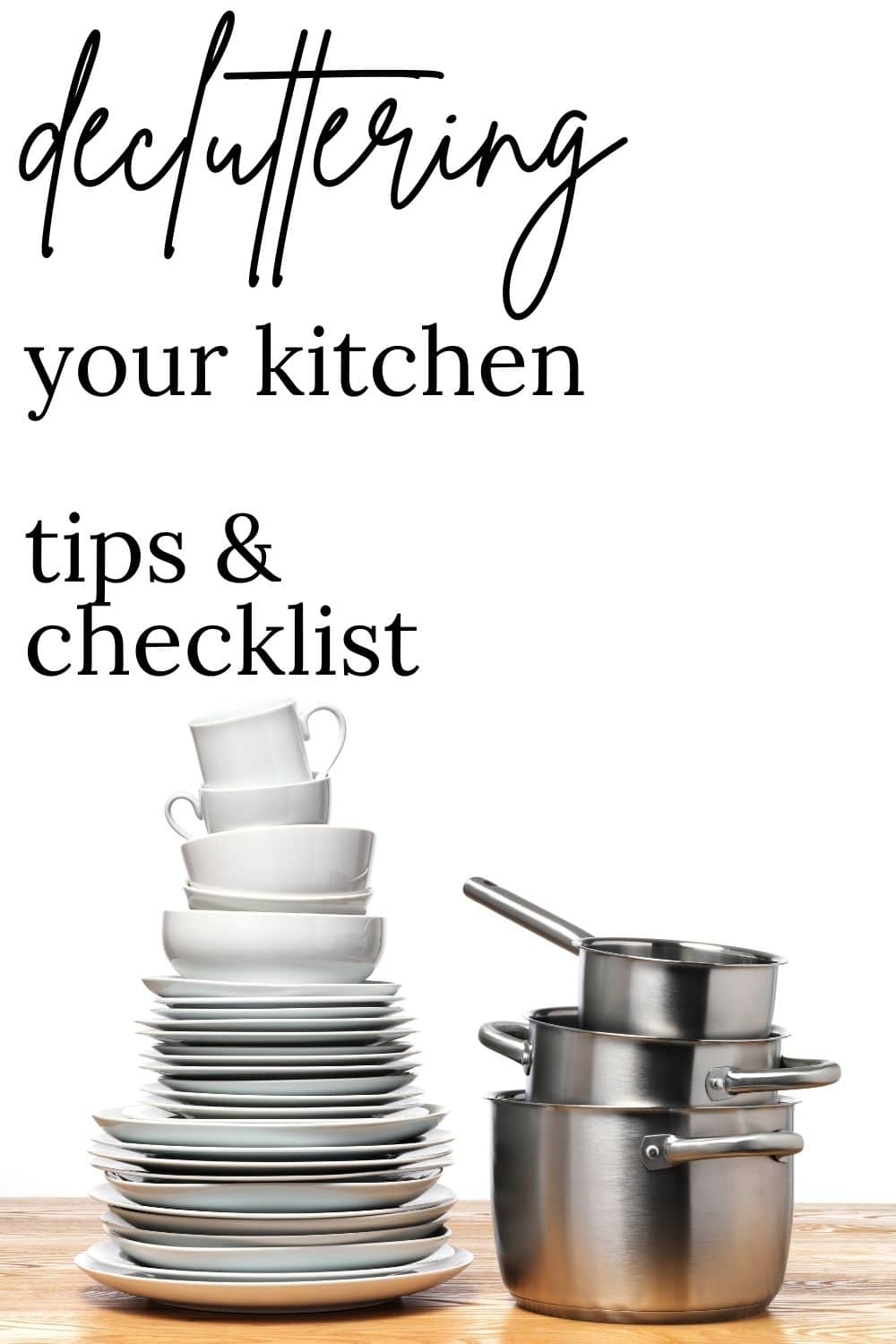 Declutter Checklist for Kitchen & Laundry Room · Nourish and Nestle