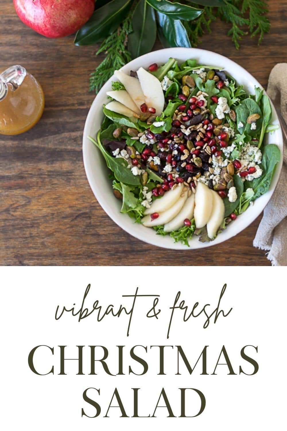 Christmas Salad Recipe · Nourish and Nestle