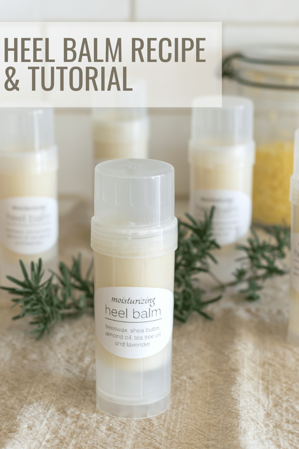 Heel Balm Recipe · Nourish and Nestle