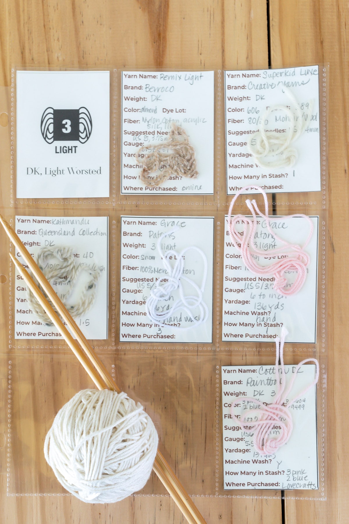 Knitting Journal and Organizer - Printable · Nourish and Nestle