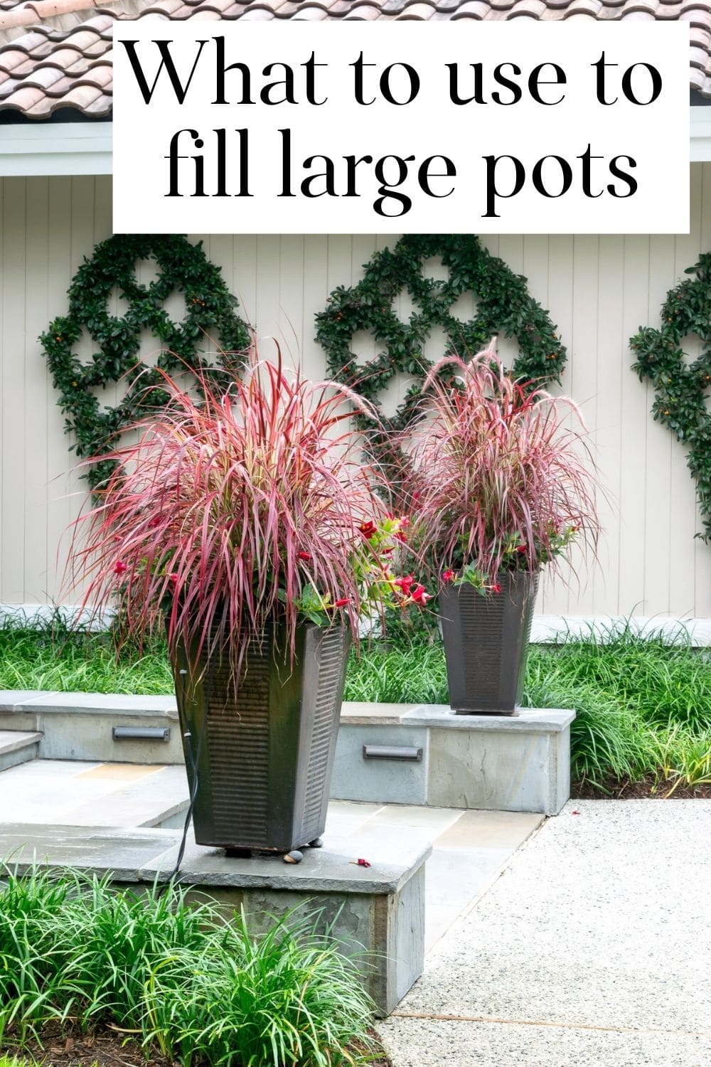 Tricks to Fill a Large Planter · Nourish and Nestle