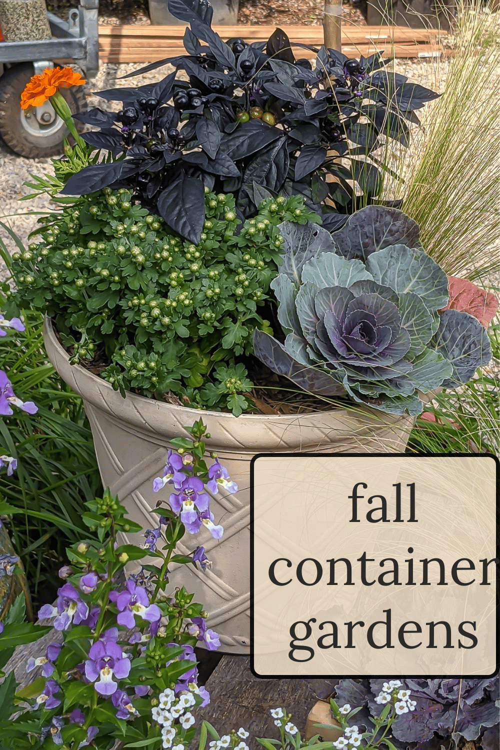 Fall Container Garden Ideas & Tips #1 · Nourish and Nestle