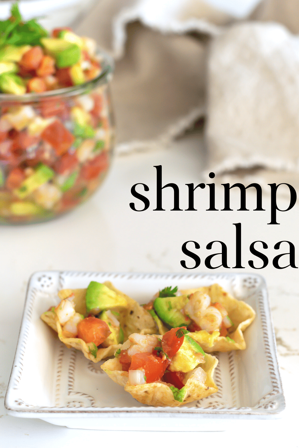 Shrimp Salsa · Nourish and Nestle