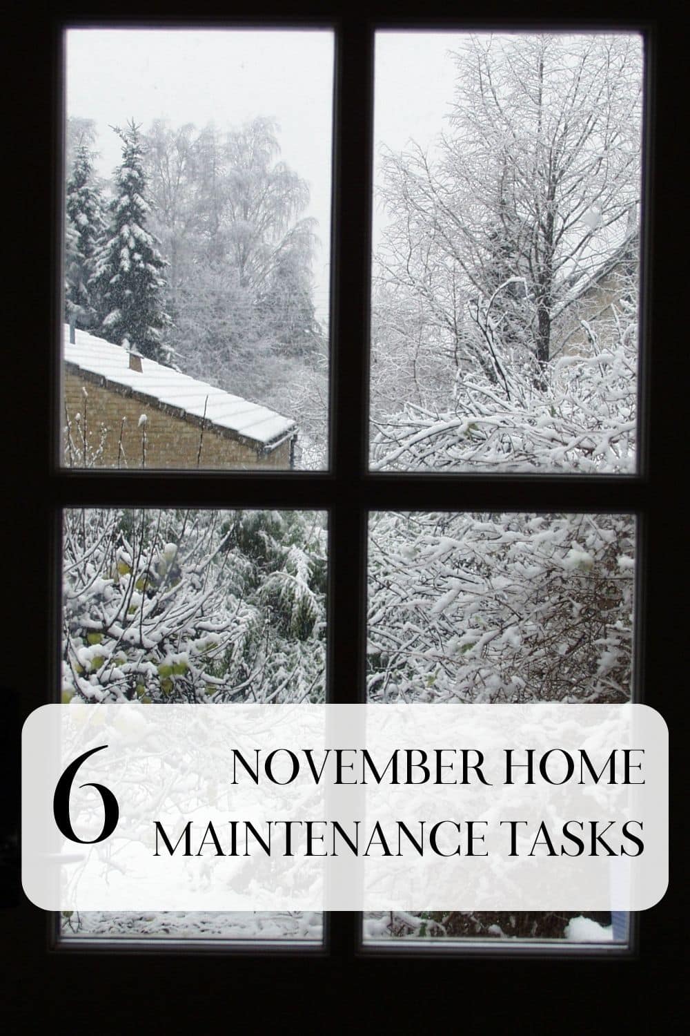 6 Home Maintenance Tasks To Do in November · Nourish and Nestle