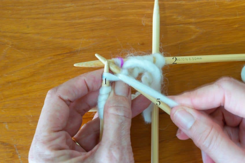 Knit in the Round with Double Pointed Needles · Nourish and Nestle