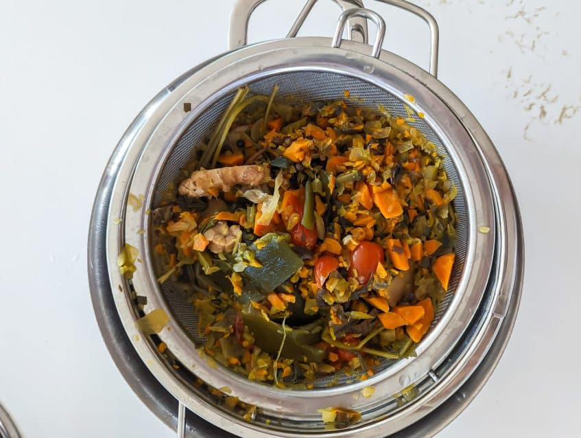 Homemade Vegetable Broth Recipe · Nourish and Nestle