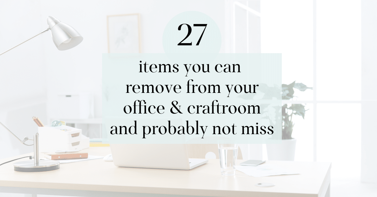 Office Declutter Checklist and Suggestions · Nourish and Nestle