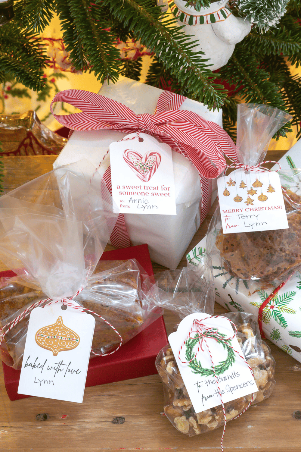 Food Gift Tags for Christmas · Nourish and Nestle