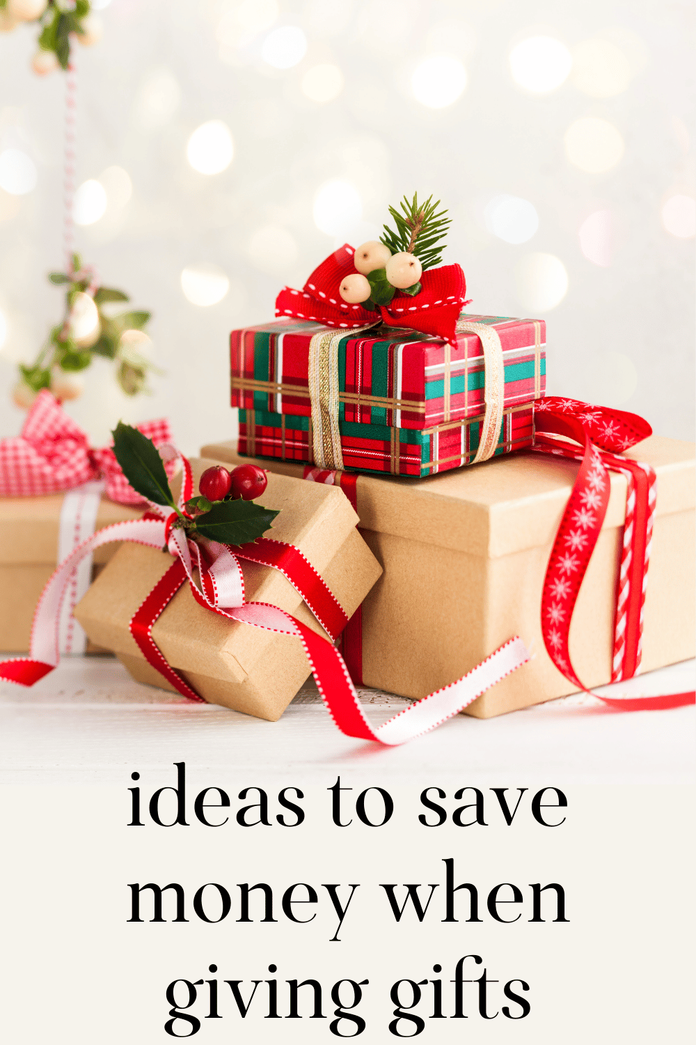 How to Save Money Buying Christmas Gifts · Nourish and Nestle