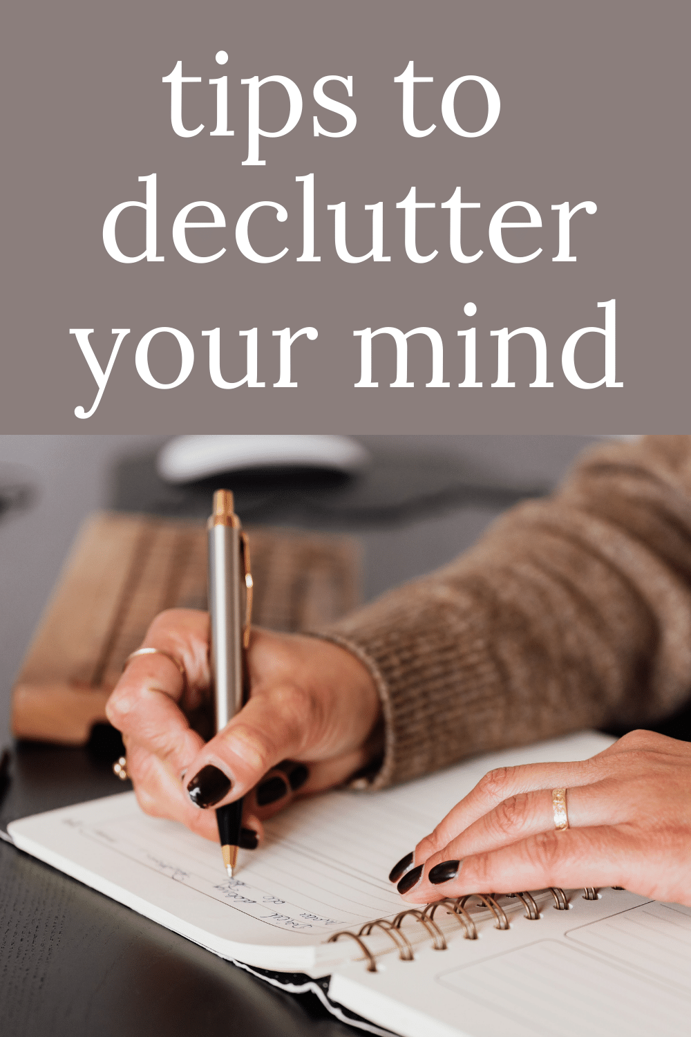 Mental Clutter - Declutter Your Mind · Nourish and Nestle