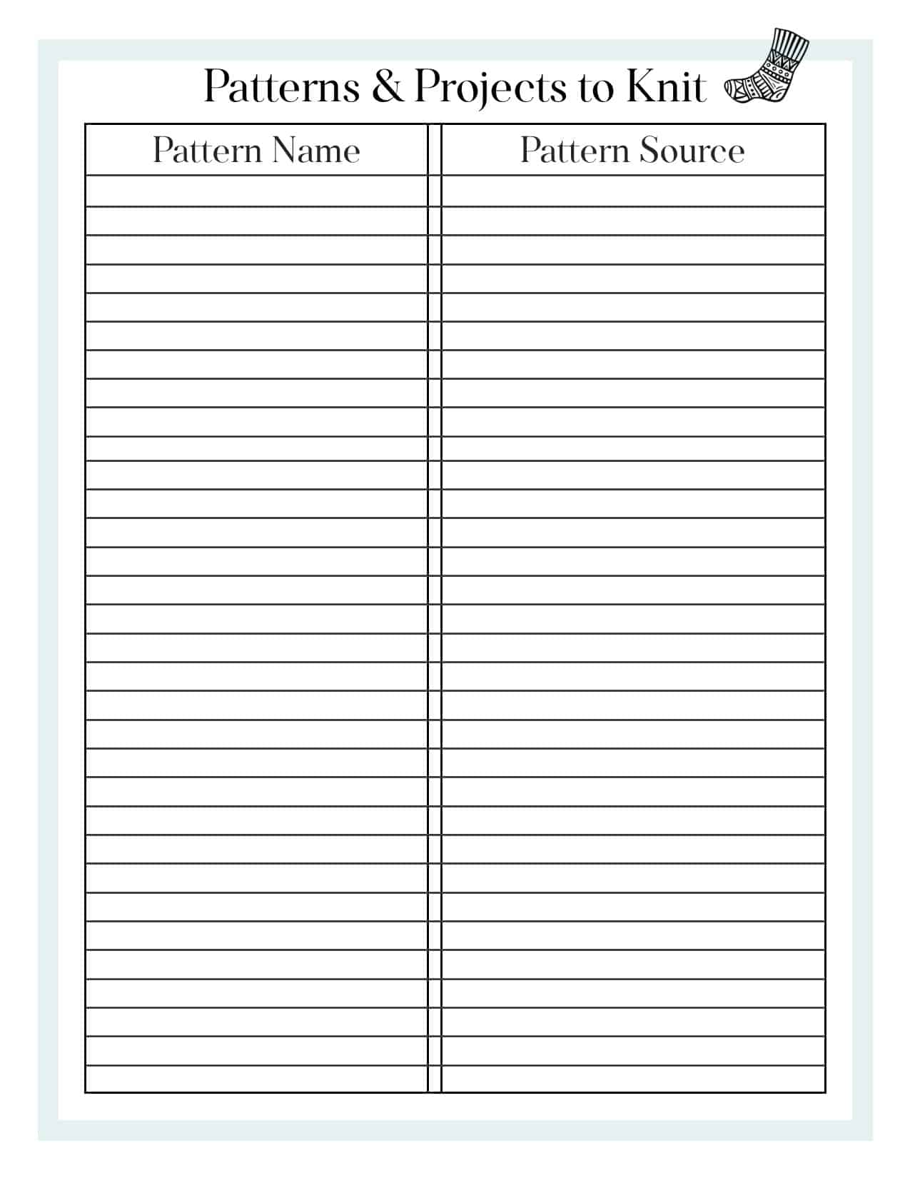 Knit + Crochet Library · Nourish and Nestle