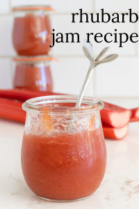 Rhubarb Jam · Nourish and Nestle