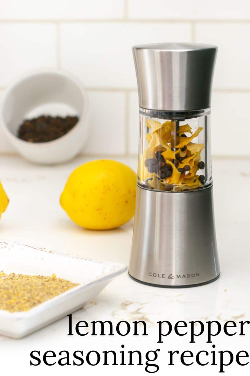 Lemon Pepper Seasoning Recipe · Nourish and Nestle