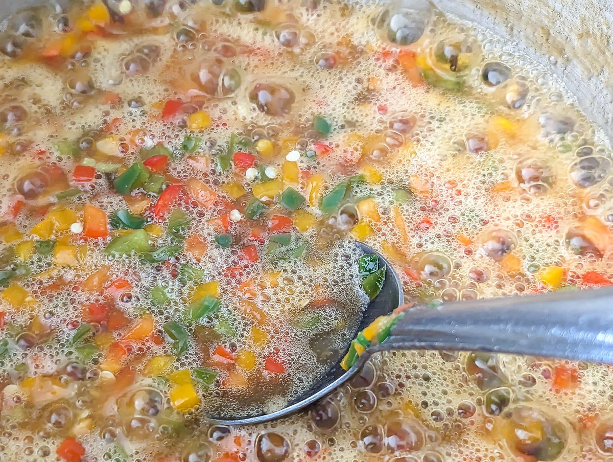 Pepper Jelly Recipe · Nourish and Nestle