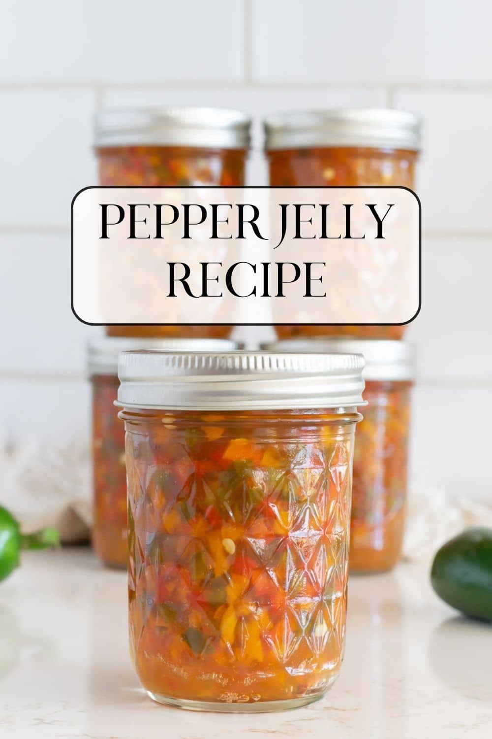 Pepper Jelly Recipe · Nourish and Nestle