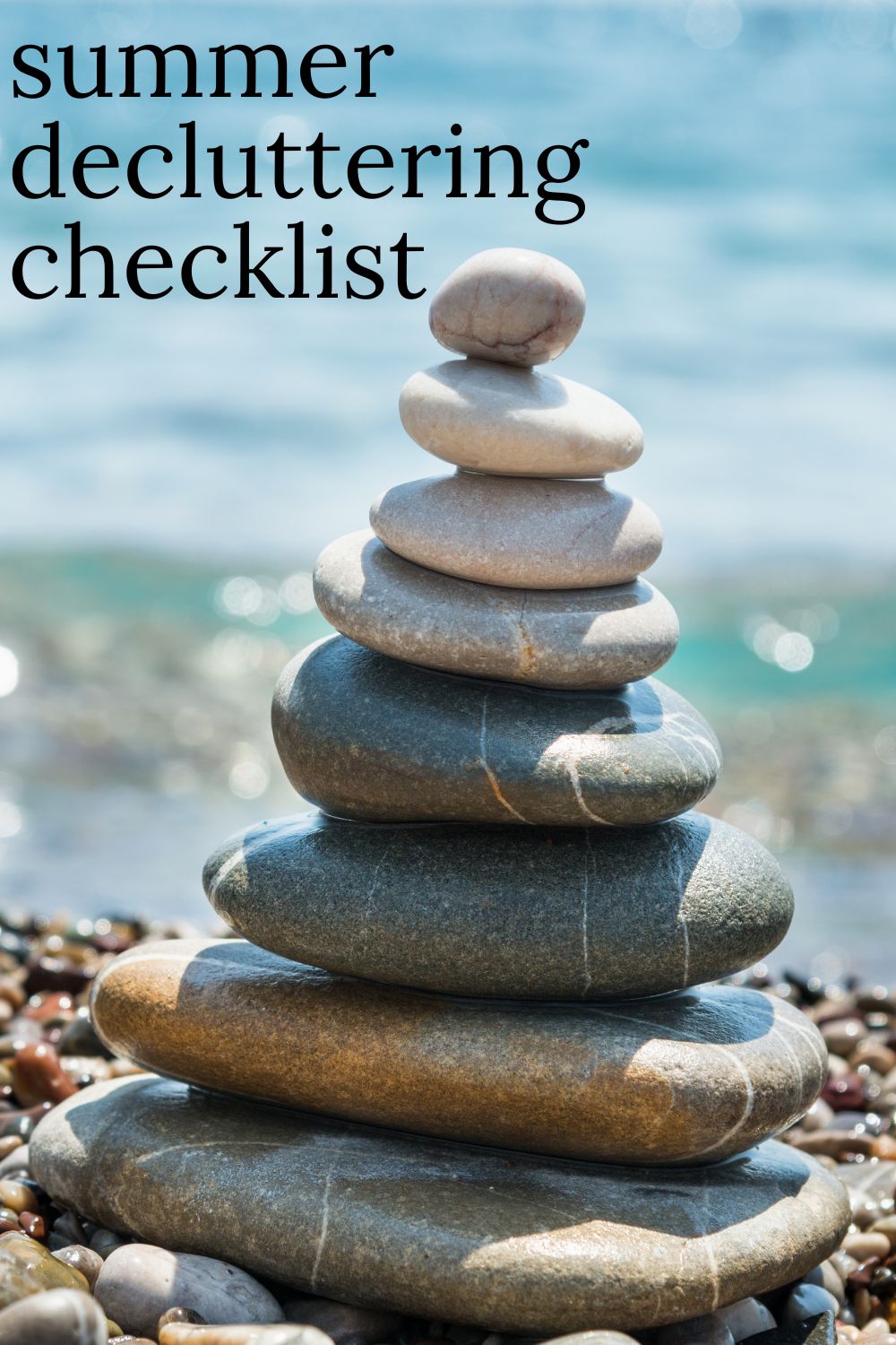 Summer Decluttering Checklist · Nourish and Nestle